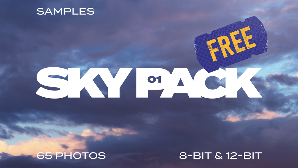 SKY PACK 01 / Sky photo references — FREE samples