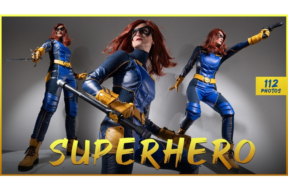 Superhero -reference photo pack for artists 112 JPEGs noAI