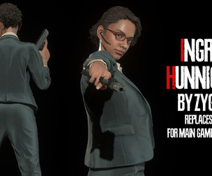 Hitwoman Ada Outfit Mod for RE4 Remake