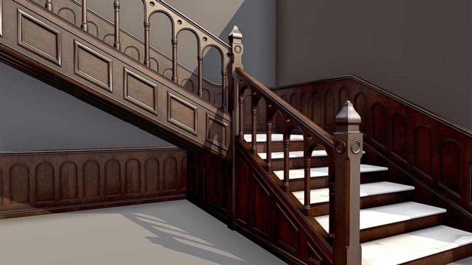 Wooden Staircase - Modular Asset Standard