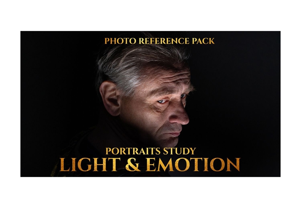 Portraits Study - Light & Emotion vol.2 - Reference Photo Pack 646 ...