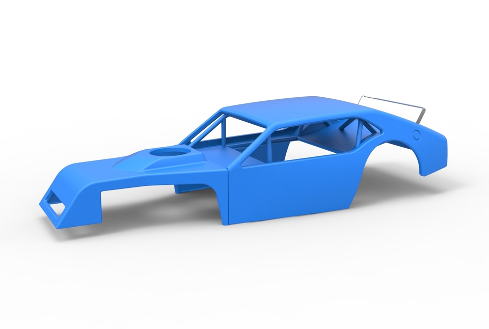Shell of Vintage Asphalt Modified stock car V1 Scale 1:25