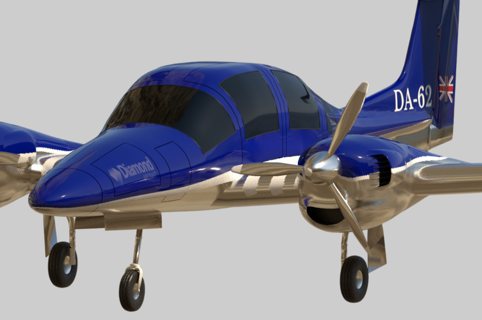 Aircraft diamond da62