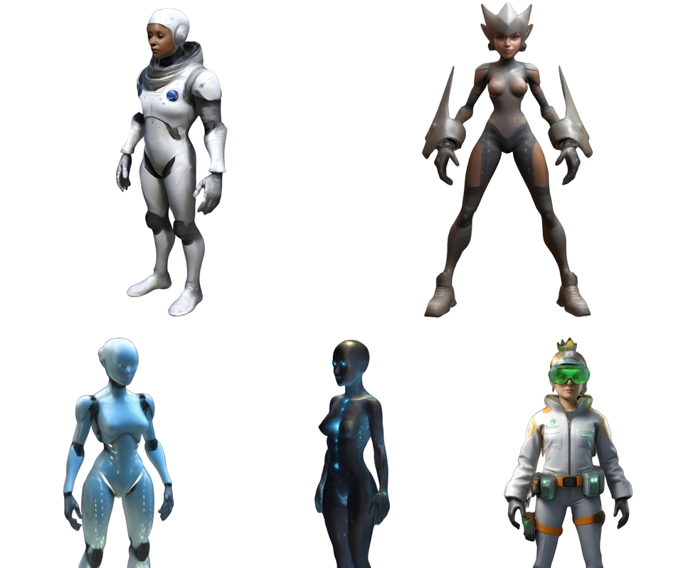 Futuristic Character Pack - Vol. 1