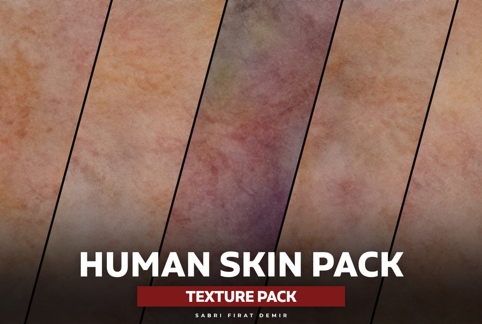 Premium Human Skin Pack - High-Quality Decal/Alpha/Overlay Map Texture Pack