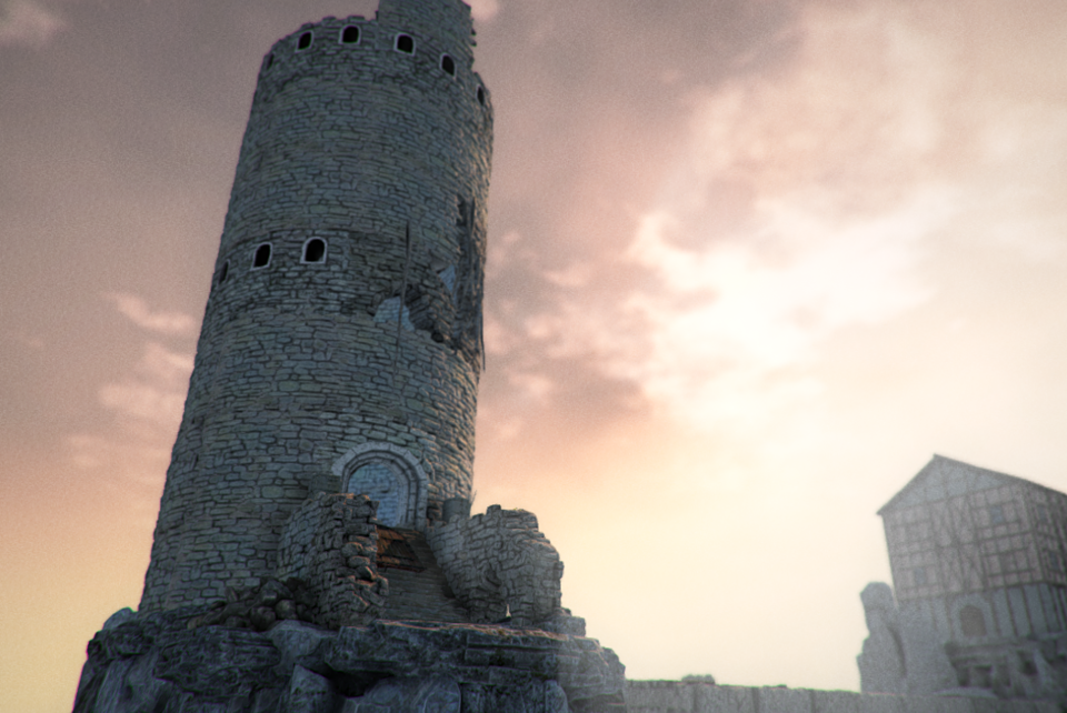 [Unity] Cliff Tower Ruins