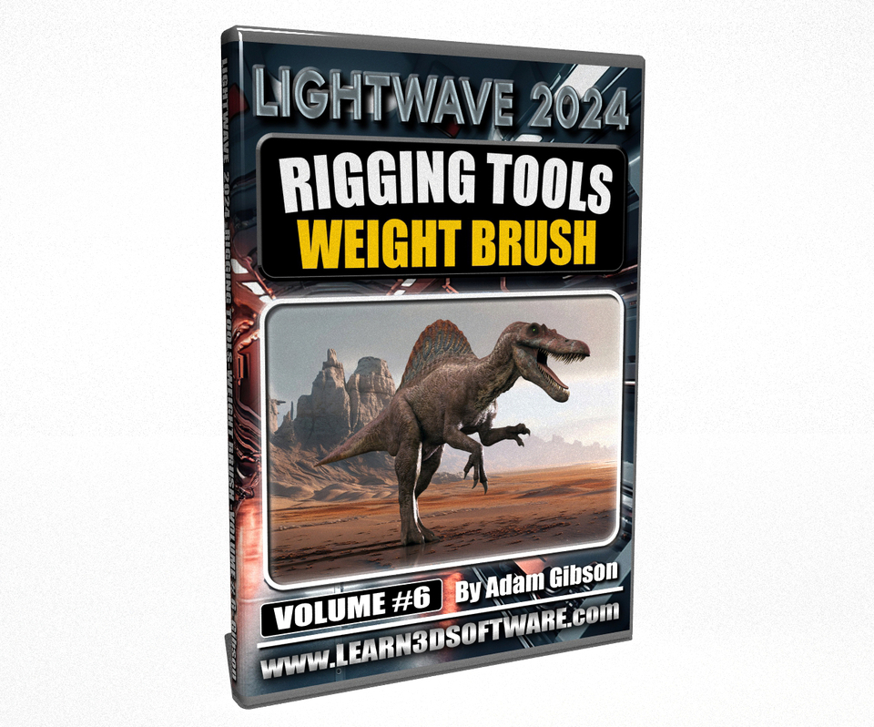 LightWave 2024-Volume #6- Rigging Tools- Weight Brush