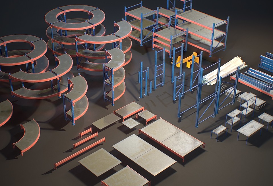 Storage Rack Collection - [Modular]