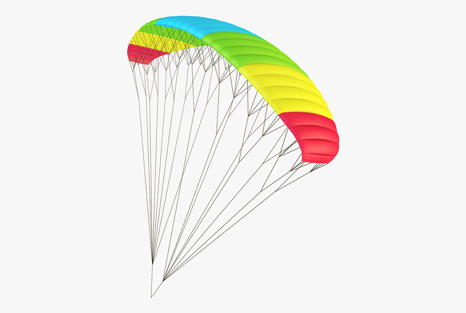 Paraglider v 2 3d Model