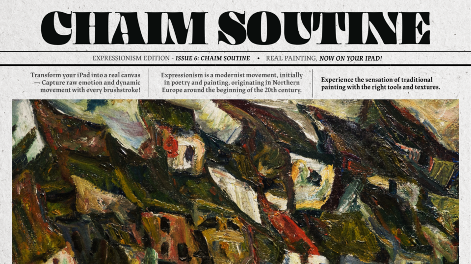 Chaim Soutine Procreate Kit (Procreate Brushes, Color Palettes & Canvas ...