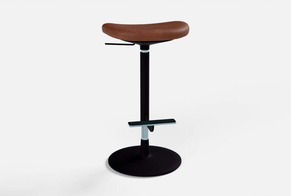 Pilat fully upholstered seat without back