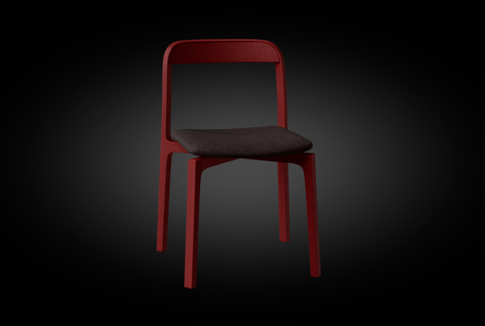 Contorna chair low back upholstered seat
