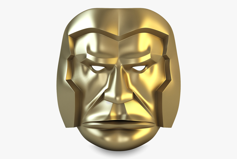 Bad Man Mask v 1 3d Model