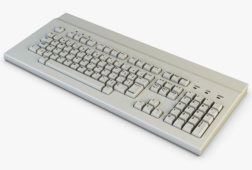 Keyboard v 1 3d Model