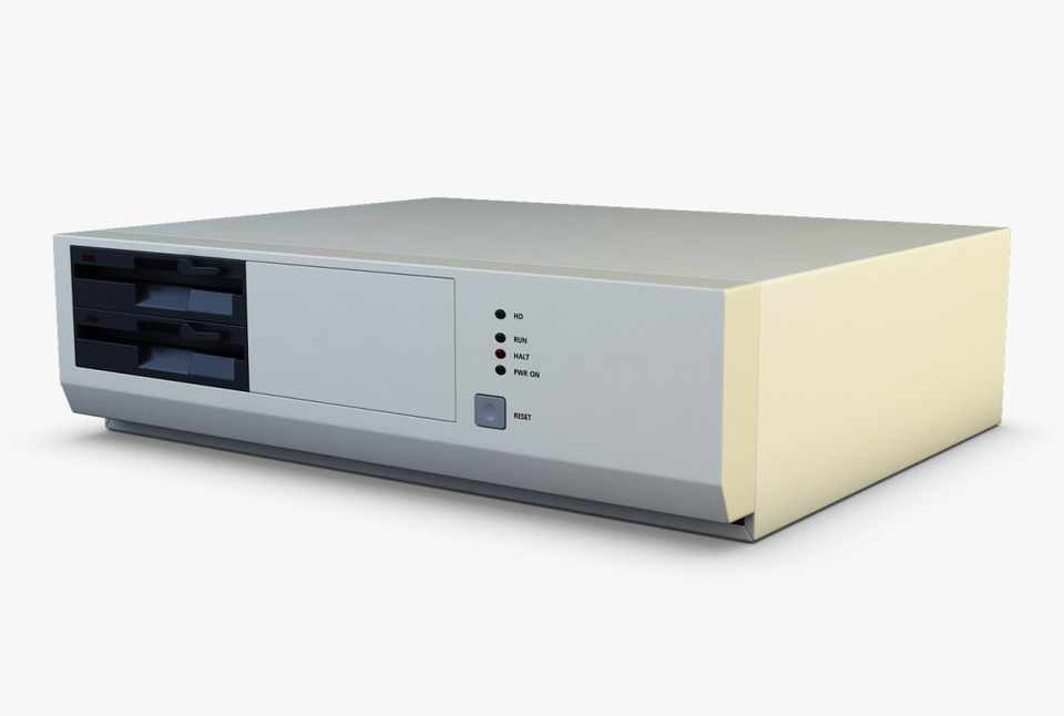 Computer Tower v 1 3d Model