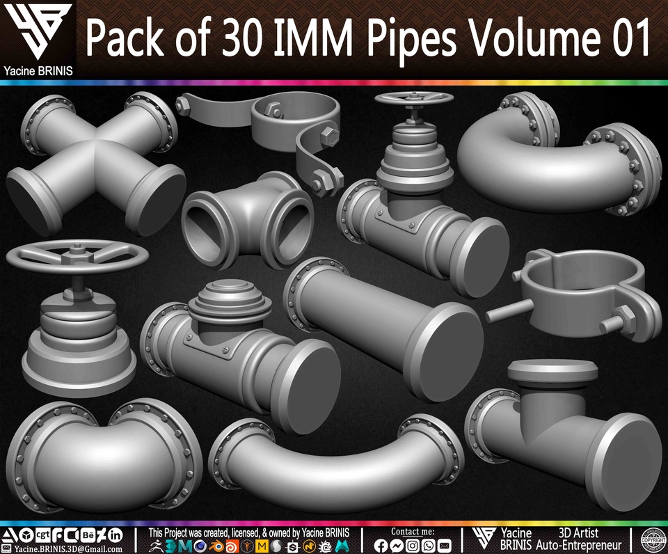 Pack of 30 IMM Pipes Volume 01