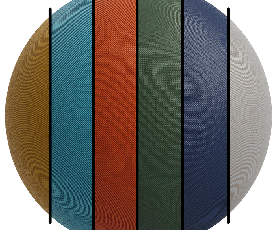 FB314 Twill Fabric | one design and 6 different colors | 4K