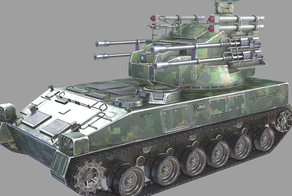 PBR PGZ04 Self-propelled anti-aircraft gun PGZ04 4-barrel self-propelled