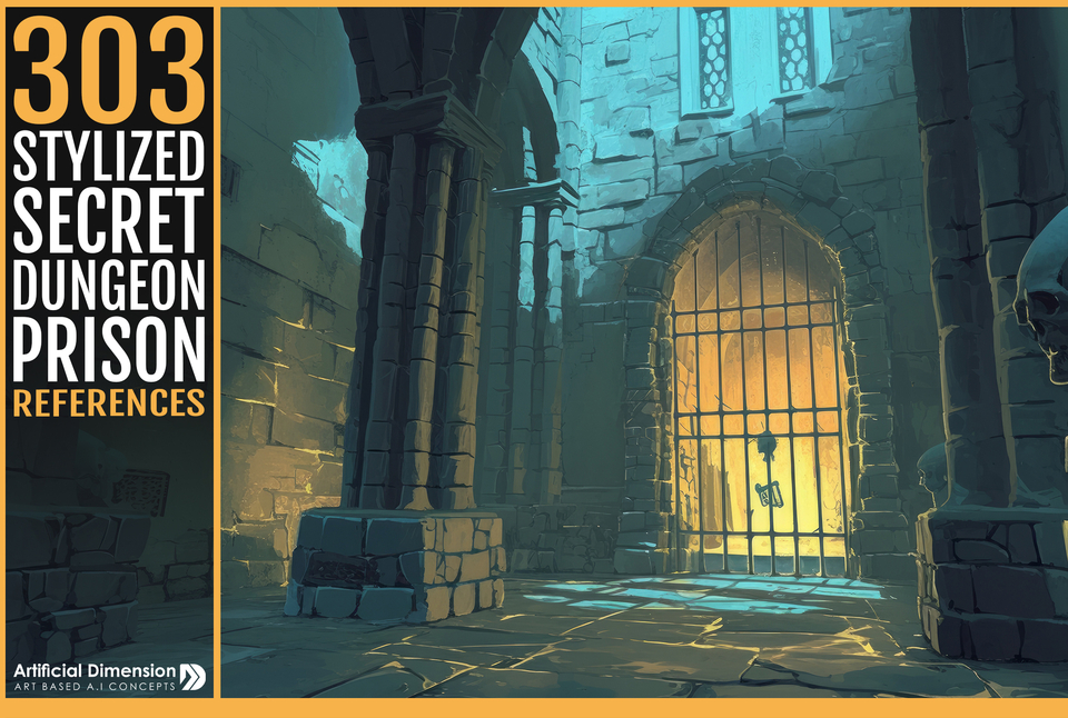 303 Stylized Secret Dungeon Prison