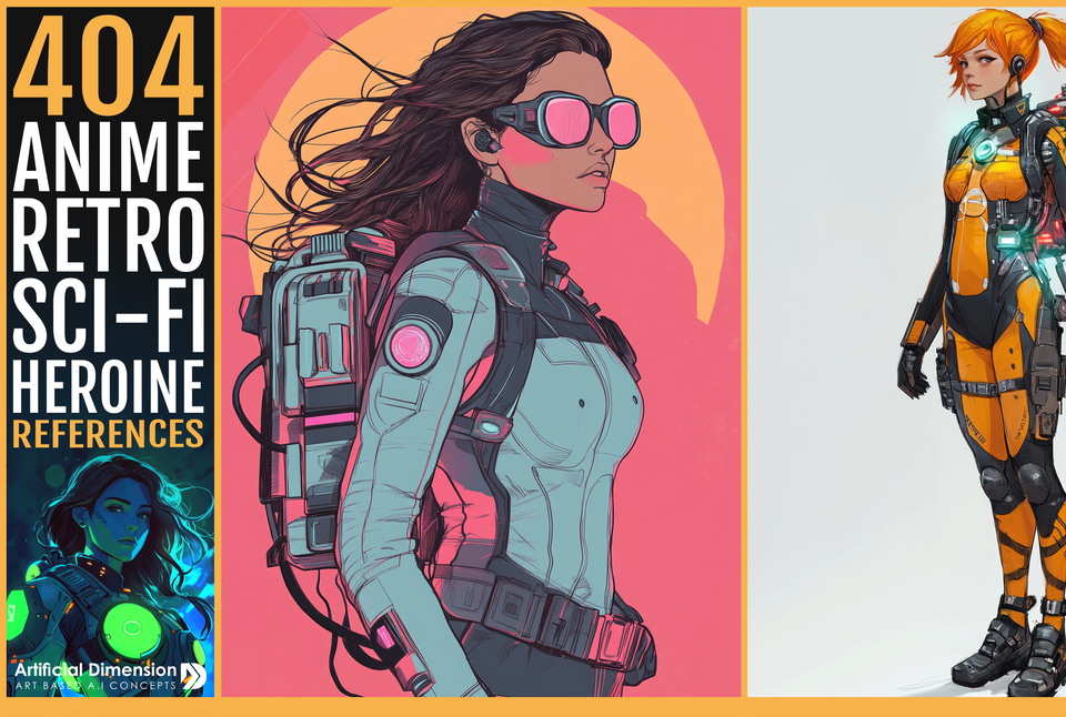 404 Anime Retro Sci-Fi Heroine