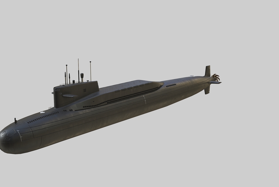 PBR Type 092 strategic nuclear submarine Type 092 ballistic missile ...