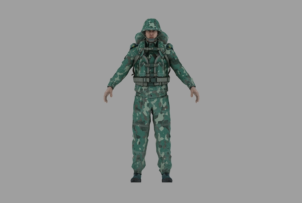 PBR Soldiers of the People's Liberation Army PLA Soldiers T