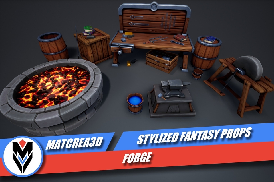 Stylized Fantasy Props - Forge