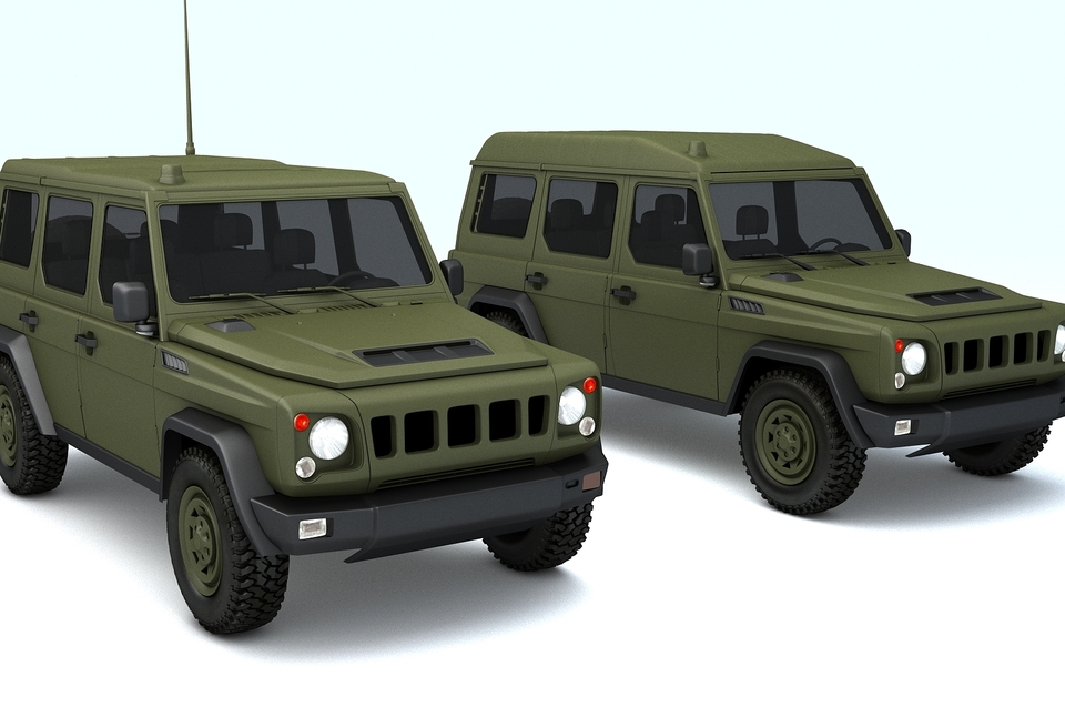 Baic BJ80 military version and military version