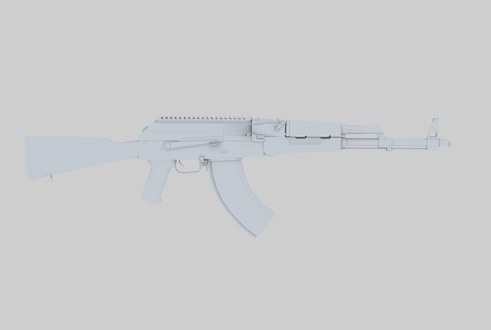 Next generation realistic props AKM high and low mold baki
