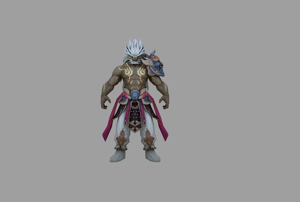 Next generation game BOSS character Game Humanoid mo