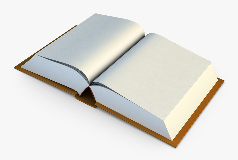 Open Book v 1 3D Model