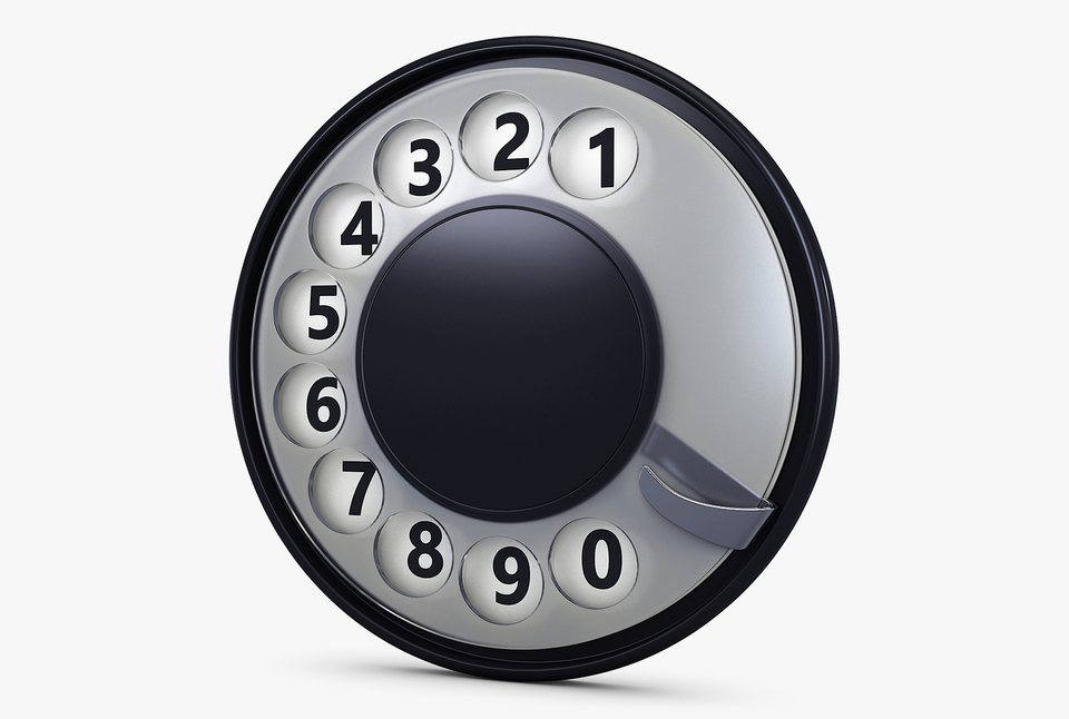 Rotary Phone Dial v 1 3D Model