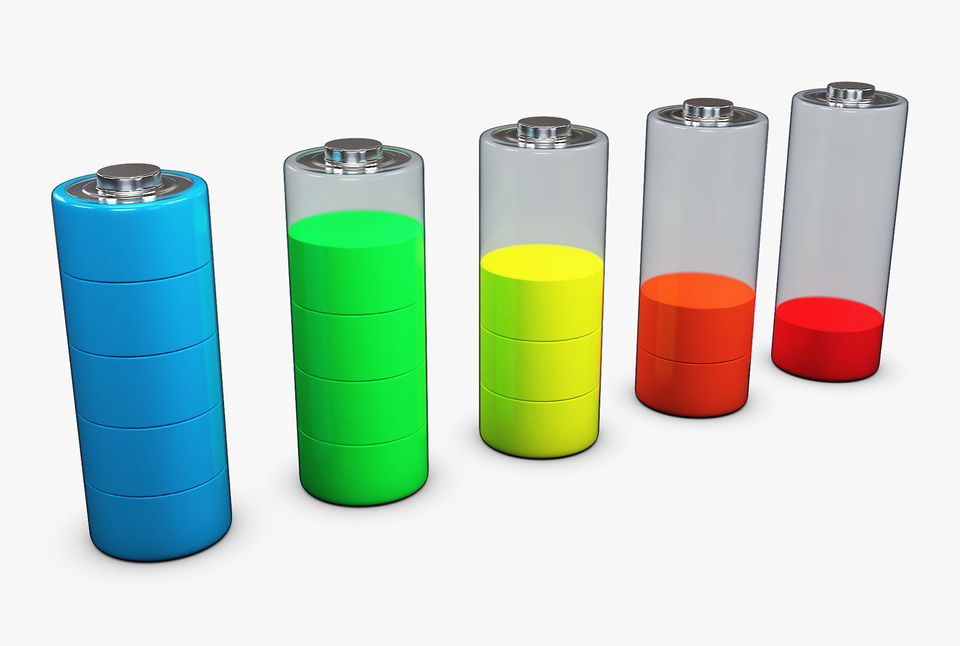 Battery Icon M 1 3D Model