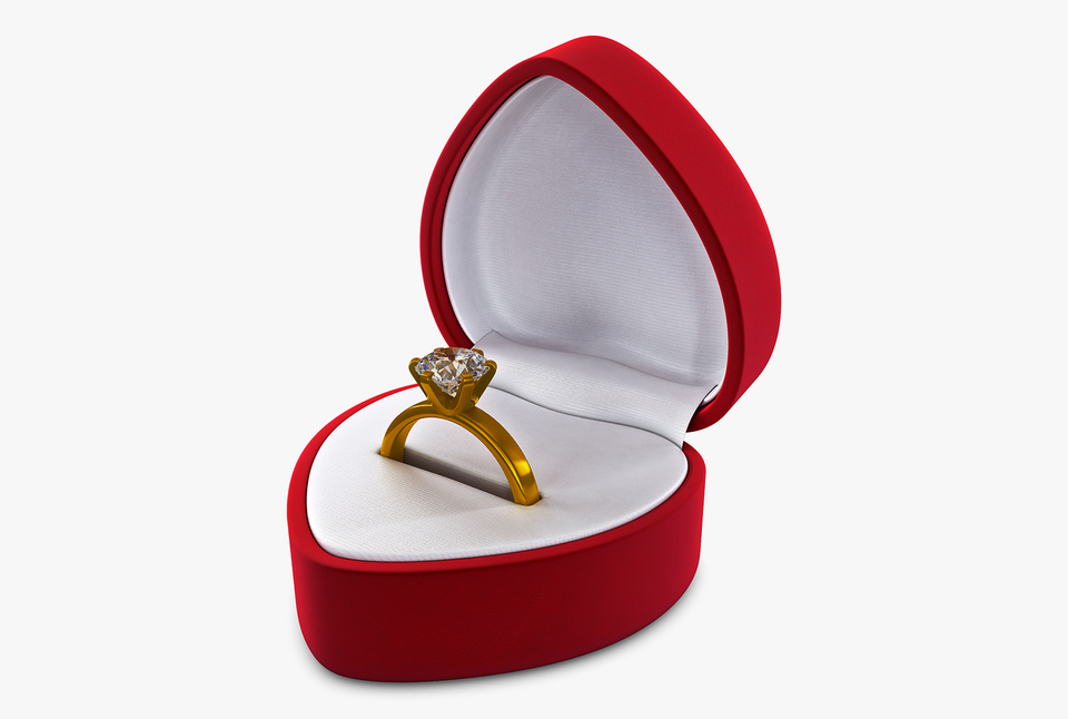 Ring in Red Box v 1 3D Model