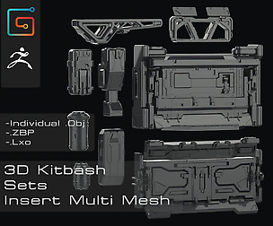 3D-Coat Kitbash Set