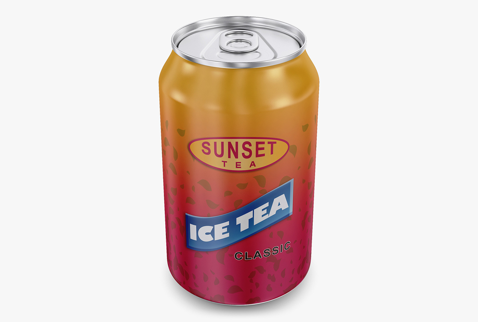 Ice Tea Classic Can 330ml Simple M 1 3D Model