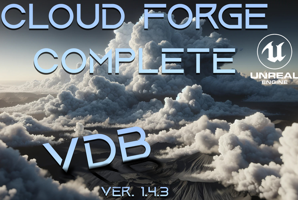 Cloud Forge Complete 1.4.3 Unreal Engine 5.3 - 5.5 - VDB Clouds
