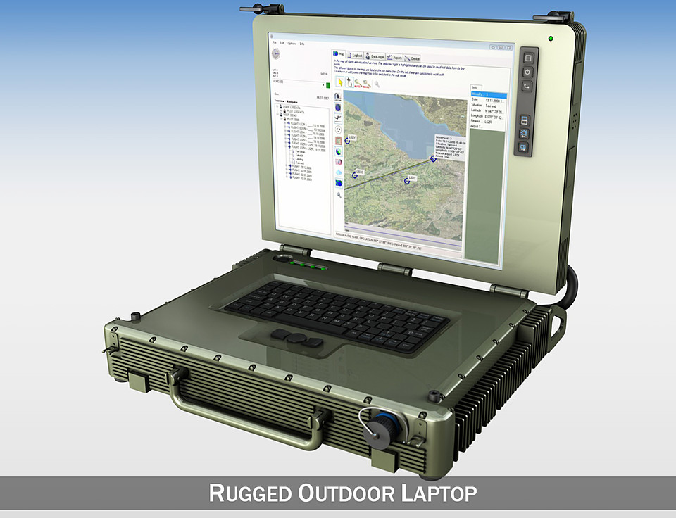 Rugged Military outdoor laptop