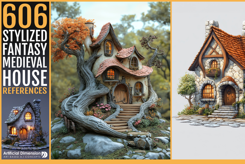 606 Stylized fantasy House