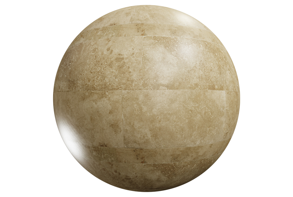 PBR Stone Travertine Granite Texture 01 – 4K Scanned - Seamless