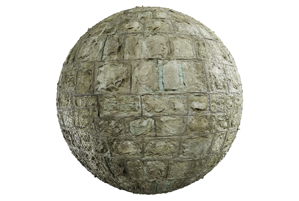 PBR Stone Block Wall Texture – 4K Scanned - realism 013