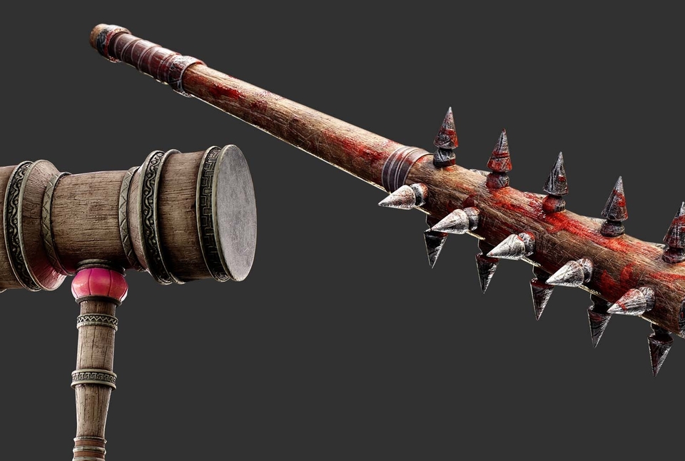 Warrior Mace Base Mesh