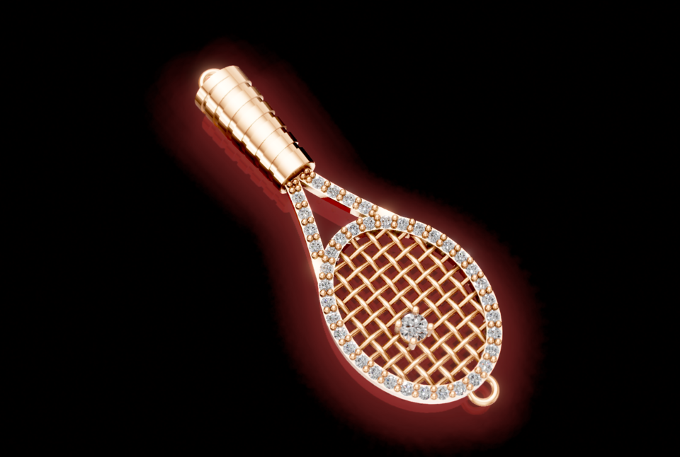 Diamond Tennis Racquet