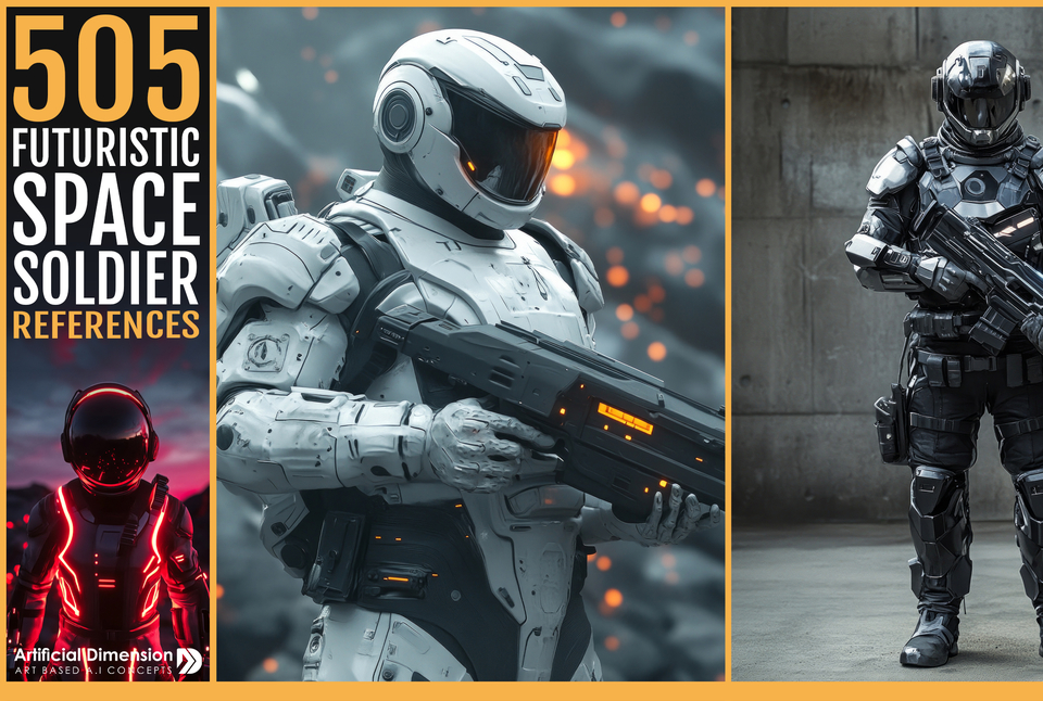 505 futuristic Space Soldier