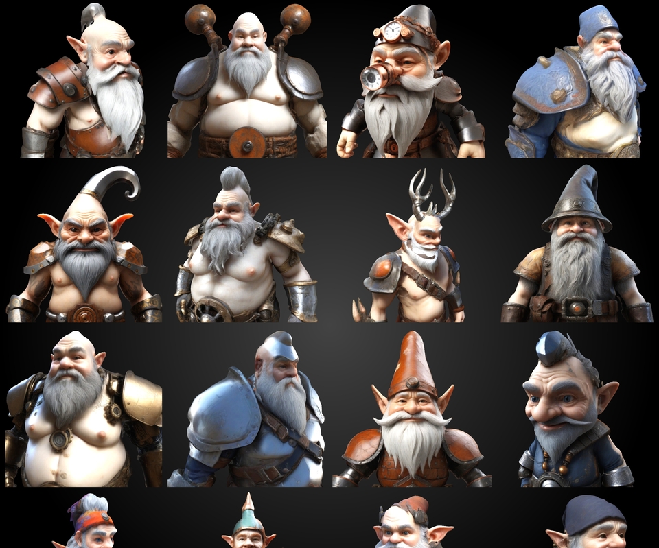 Dwarven Vanguard – Full-Body Single-Piece Figurine