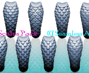 Tileable Scales Alpha