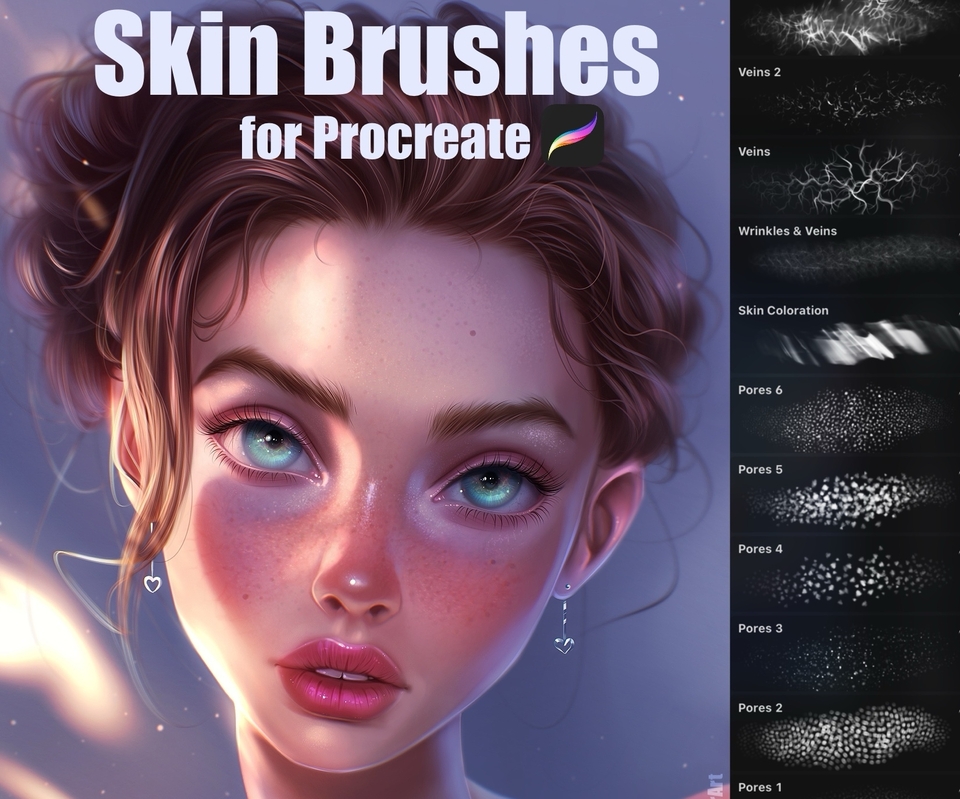 Skin Brushes for Procreate