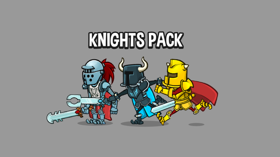 2d knight game sprites