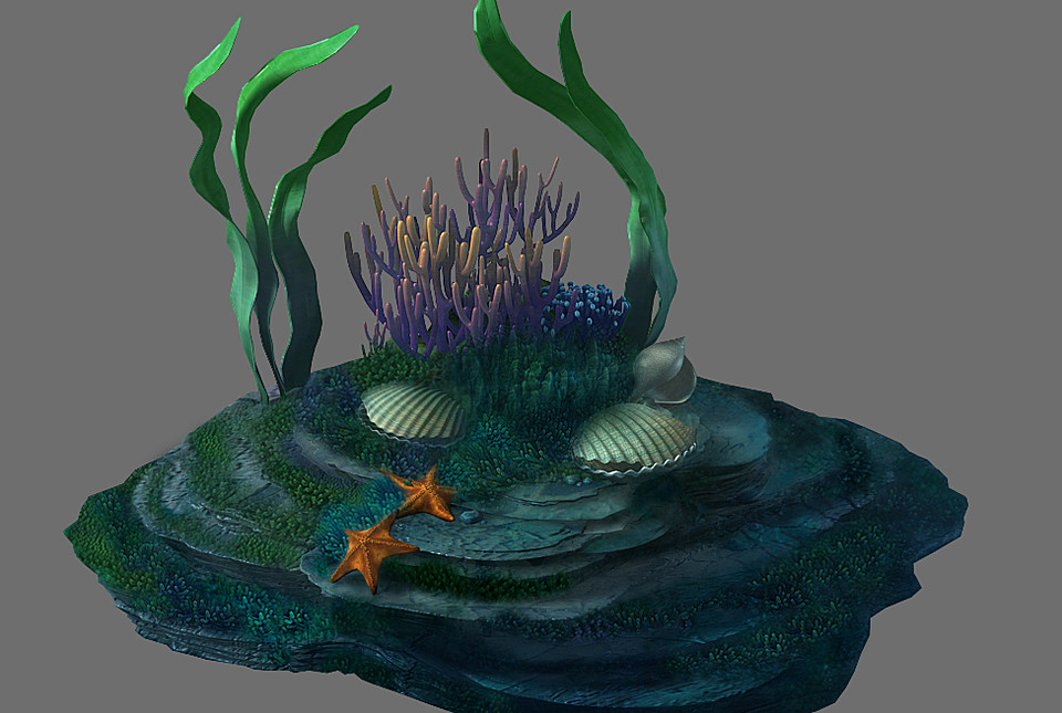 Game Model - Seabed - Coral Reef