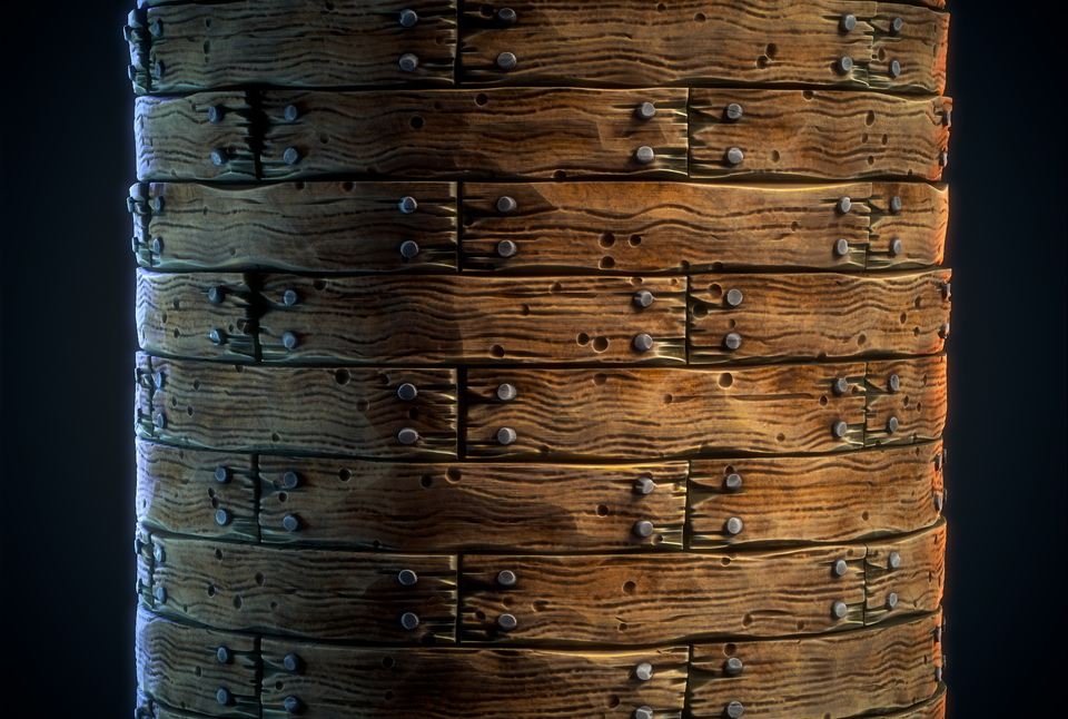 Wood Planks (stylized) - VOL 10 - SBsar & Maps